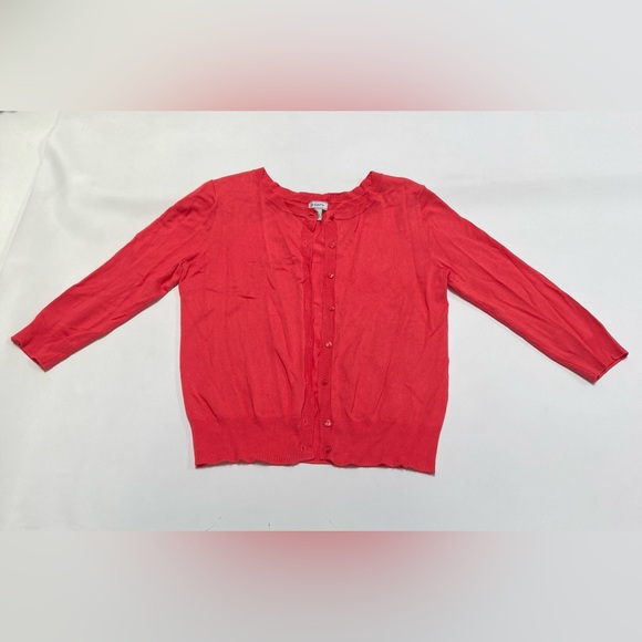 Susina | Sweaters | Susina Red Button Down Cardigan | Poshmark